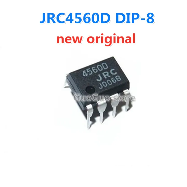 5pcs JRC4560D DIP-8 JRC4560 NJM4560D 4560 4560D JRC4560 NJM4560 DIP8 Dual Op Amp Amplifier IC ...