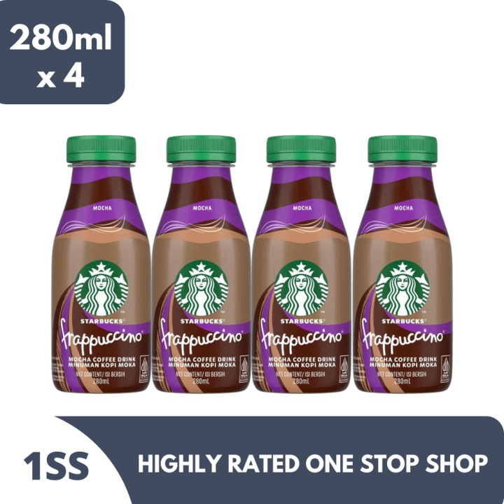 Starbucks Frappuccino Mocha 280ml x 4 | Lazada PH