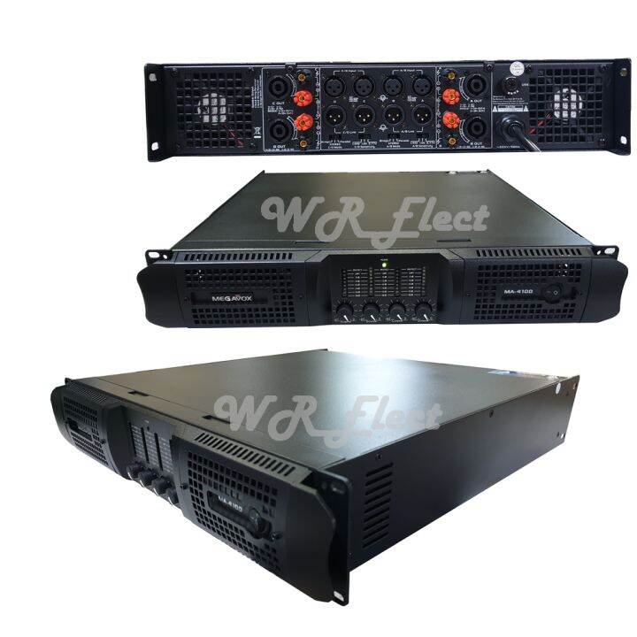 power Amplifier Megavox MA-4100 4channel Original Garansi Resmi ...