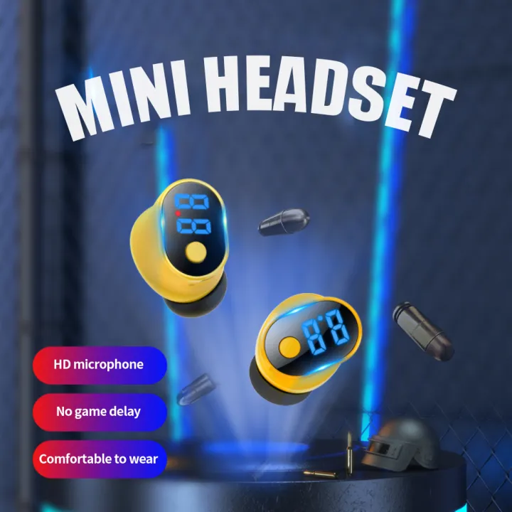 NicEseed 【New Arrival】Q7 Bluetooth 5.2 Earphone Single Ear Mini ...