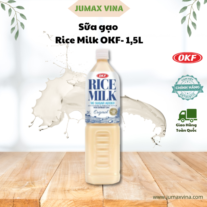 Sữa gạo nhập khẩu Hàn Quốc - Rice milk Korea OKF 1500ml | Lazada.vn