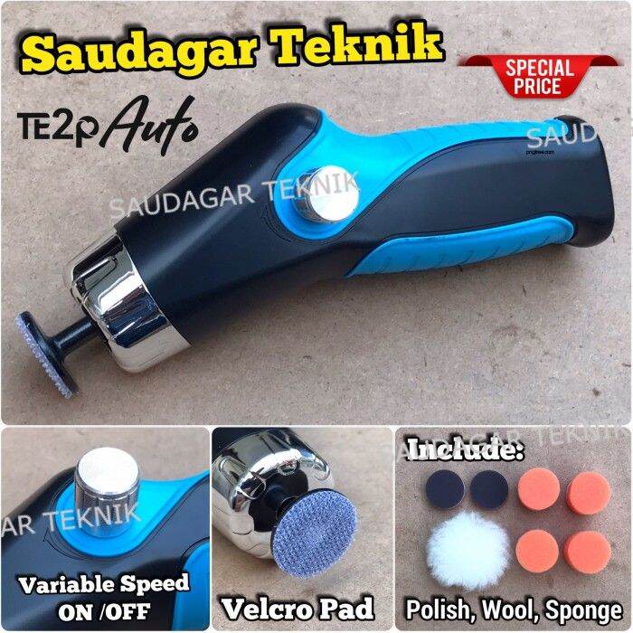 Mesin Poles Mini 1 Inch Cordless Polisher Mini Wireless | Lazada Indonesia