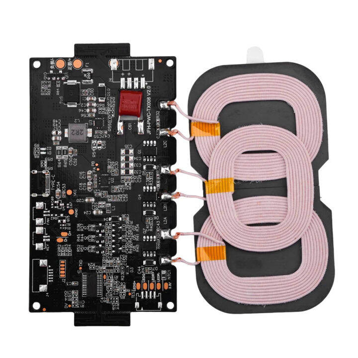 Wireless Charger 3 Coils QI 20W Wireless Charging Circuit Board 12-24V ...