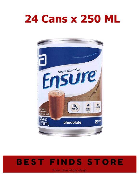 Ensure Liquid Nutrition Chococolate 250 ml - Carton of 24 | Lazada PH