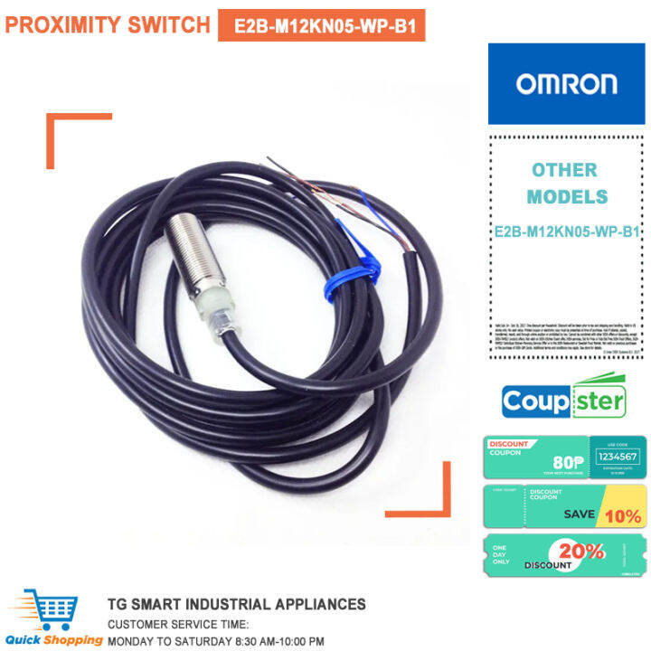 OMRON Inductive Proximity DC3-wire PNP E2B-M12KN05-WP-B1 | Lazada PH