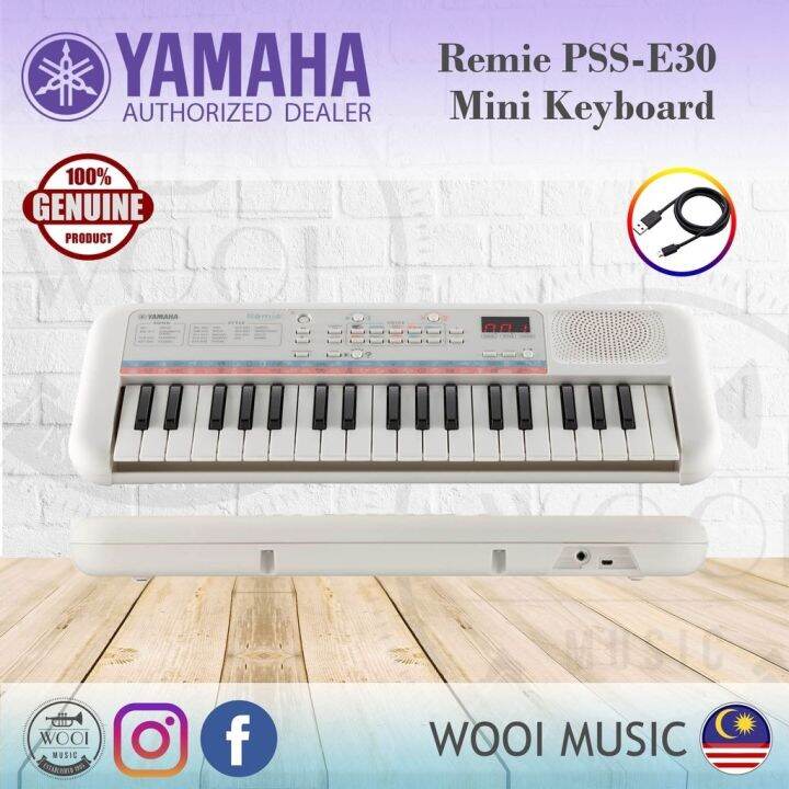 Yamaha Reime PSS-E30 37 Key Mini Keyboard / Portable Keyboard / Beginner Piano E30 | Lazada