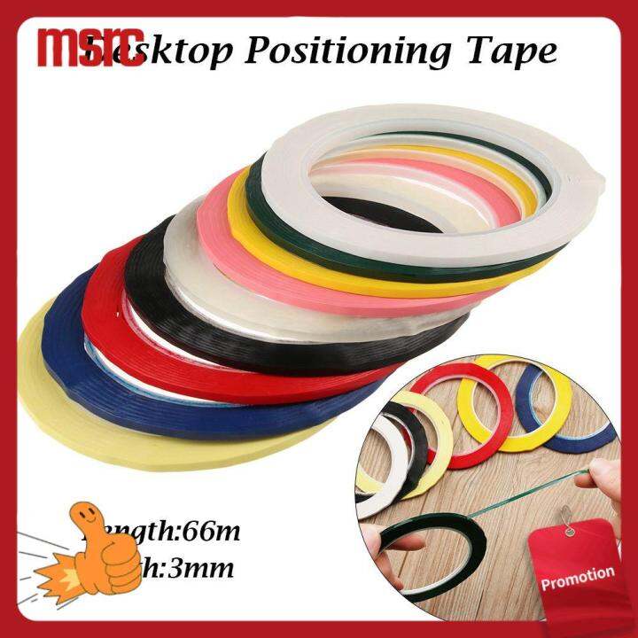 MSRC 1 Pcs Adhesive No Trace Office Supplies 5S Multicolor Desktop ...