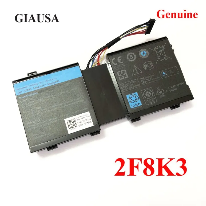 2F8K3 battery For Dell Alienware 17 17X 18 18X M18X M17X ALW18D-1788 ...