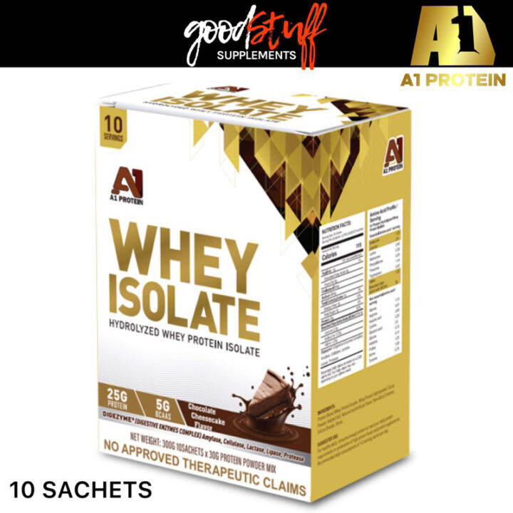 A1 Whey Isolate 10 servings Chocolate Cheesecake | A1 Protein ...