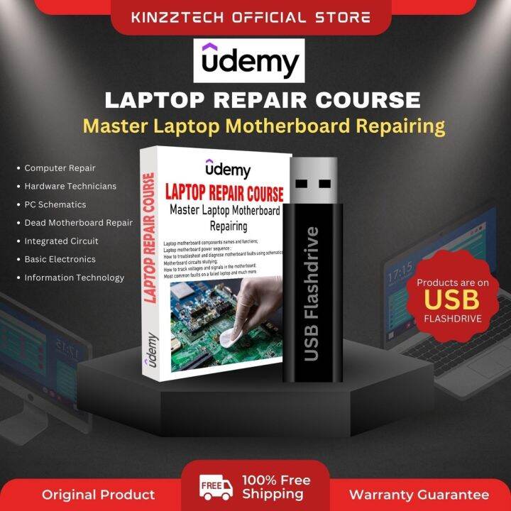 [Authentic Guarantee]♗ Udemy - Laptop Repair Course: Motherboard ...
