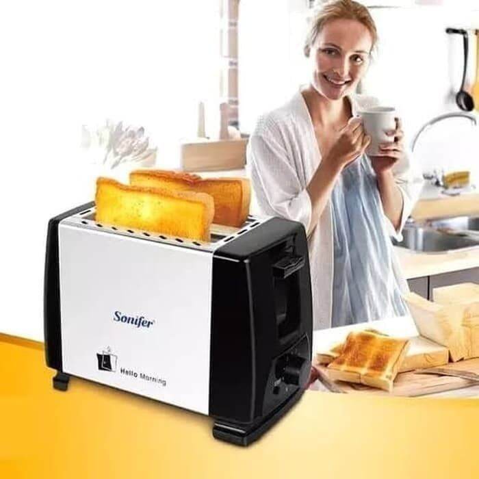 Toaster Sonifer SF-6007 Pemanggang Pop Up / Roti Otomatis Loncat Anti ...