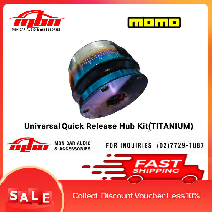 Momo Universal Quick Release Hub Kit 1pc(BLACK/RED/BLUE/TITANIUM ...