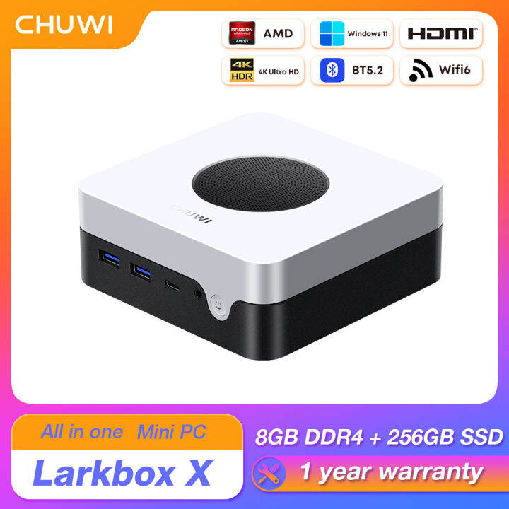 CHUWI Larkbox X Mini PC AMD Ryzen 7 3750h 3D Gaming PC Win10 Mini Desktop Computer 8GB RAM 256GB ...