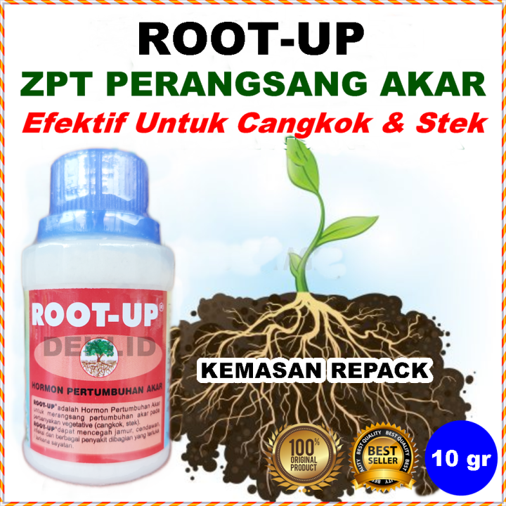 Root Up 10 Gram Kemasan Repack Hormon Perangsang Pertumbuhan Akar ...