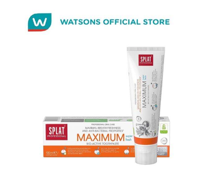 SPLAT Professional MAXIMUM bio-active toothpaste 100ml | Lazada PH