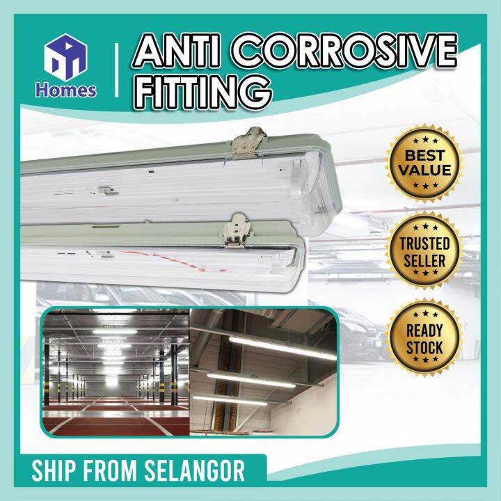 Outdoor Fitting Weatherproof LED Single/Double Circuit Casing For T8 ...