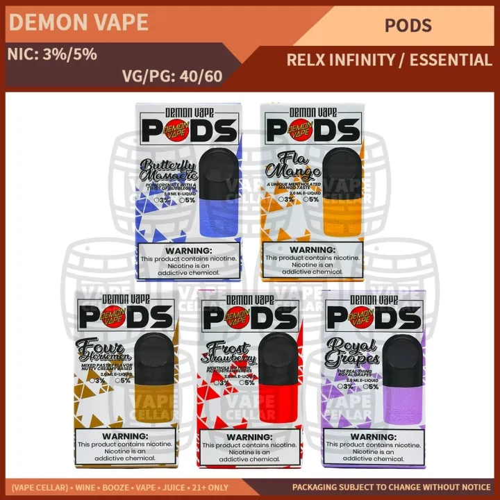 Demonvape / Demon Vape Prefilled Pods (3 5 ) [ 002] [VhUB3MGI] | Lazada PH