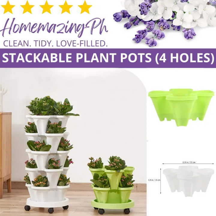 Homemazing Ph Stackable Pots for Plant | Plant Pot | Flower Pot on Sale ...