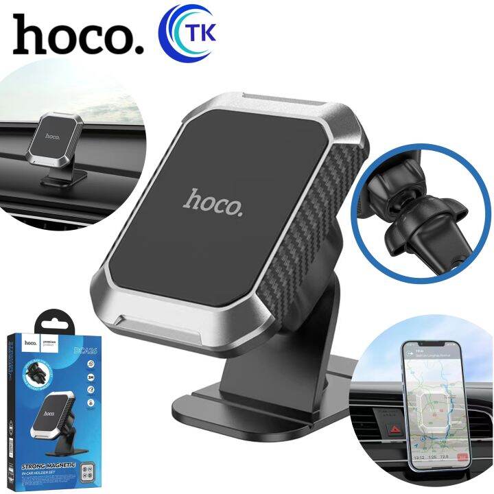 Hoco DCA26 ที่วางมือถือแม่เหล็กแรงสูง ชุดที่ยึดแม่เหล็กในรถยนต์ coolbin ...