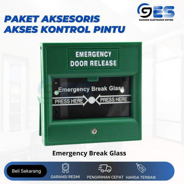 Emergency Breakglass Access Control Door Emergency Break Glass | Lazada ...