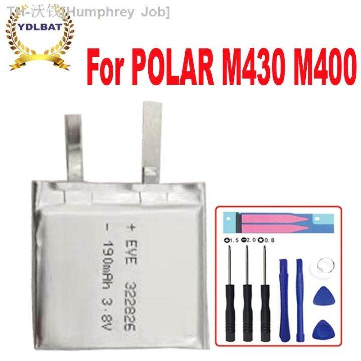 190mAh 3.8V Battery Core for POLAR M430 M400 GPS Sports Watch New Li ...