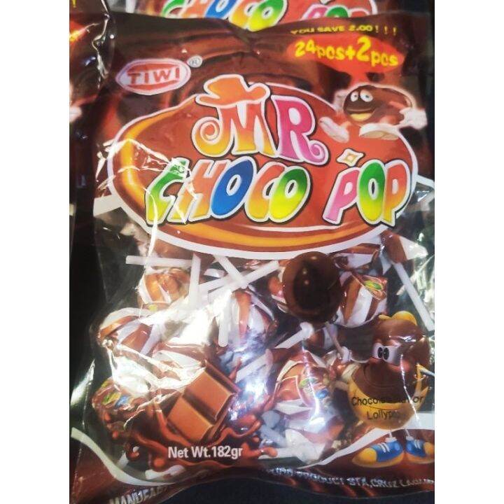 Tiwi Mr. Choco Pop (Lollipop)24+2 182g | Lazada PH