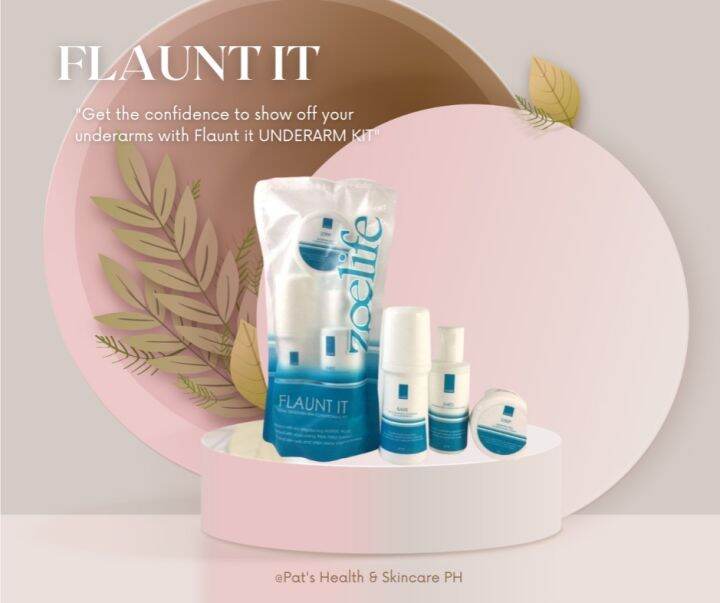 Zoelife Flaunt-It Total Underarm Skin Conditioning Kit | Lazada PH
