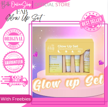 Fab Glow up Facial Set Advanced Whitening and Exfoliating | Lazada PH