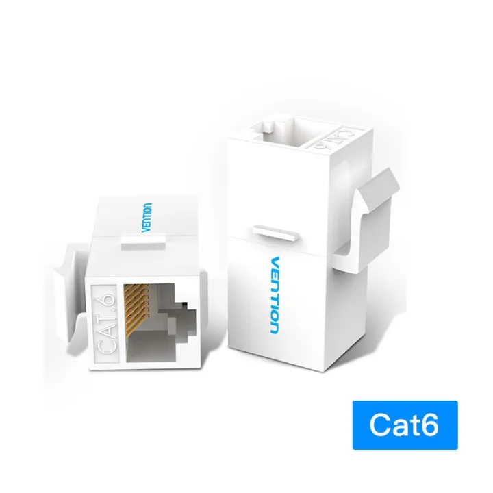 【คุณภาพสูง】Vention Cat6 RJ45 Adapter Extension Connecting Lan Cable Utp ...