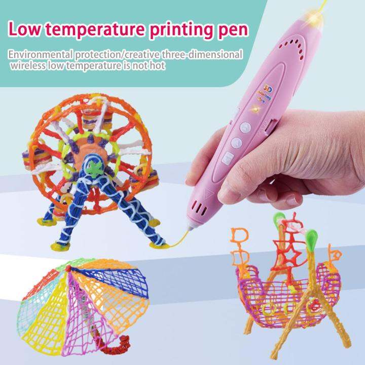 3D Pen Digital Display Intelligent Printing Pen Making With Cable ...