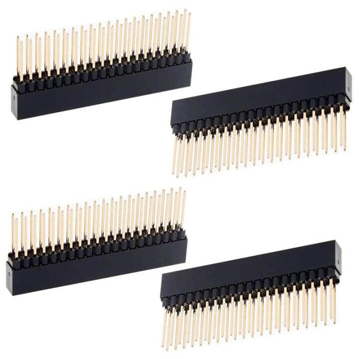 2 x 20(40 Pin) Stacking Header for Raspberry Pi A+/B+/Pi 2/Pi 3 Extra ...