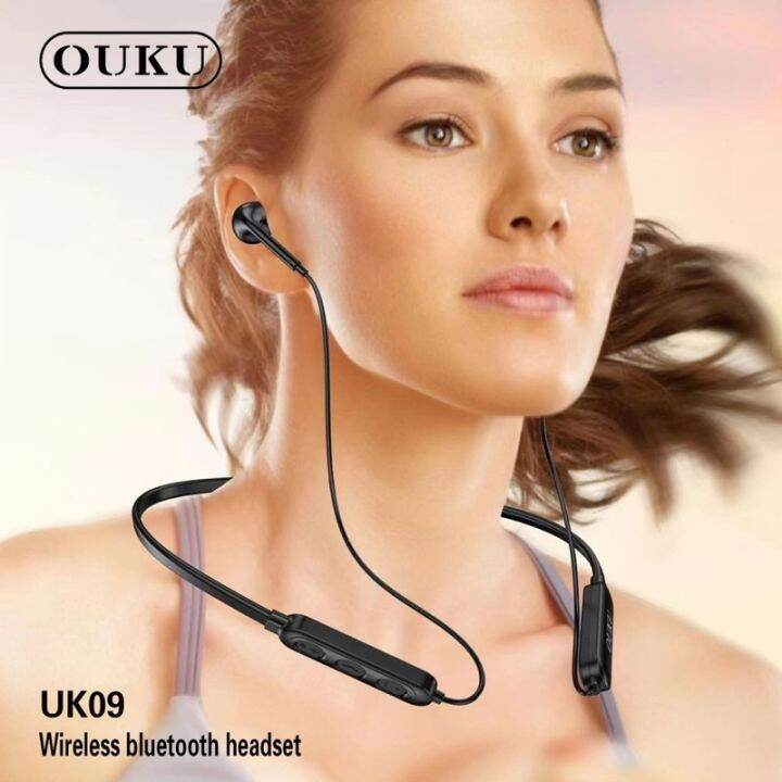 แท้100% ส่งไว รับประกัน1ปีเต็ม! OUKU UK09 หูฟังบลูทูธ เสียงดีเกินราคา ...