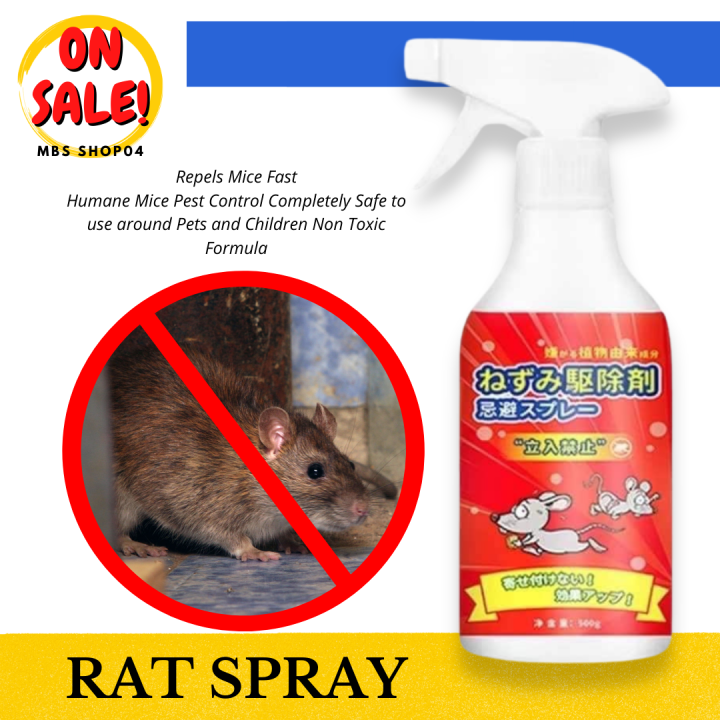 ORIGINAL Natural RAT REPELLENT SPRAY 500 ml | Gel Deratization Spray ...