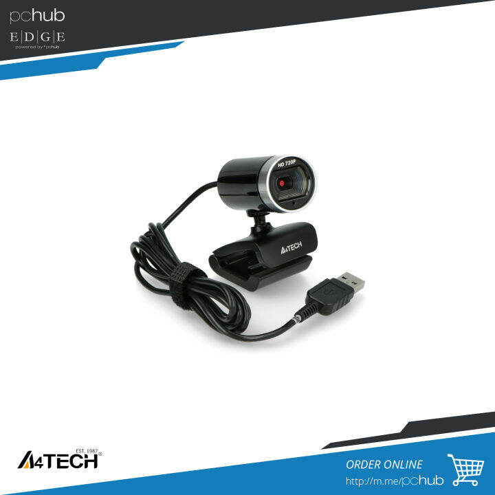 A4tech PK 910P webcam 720p 30fps, fixed focus, 68 degrees viewing angle ...