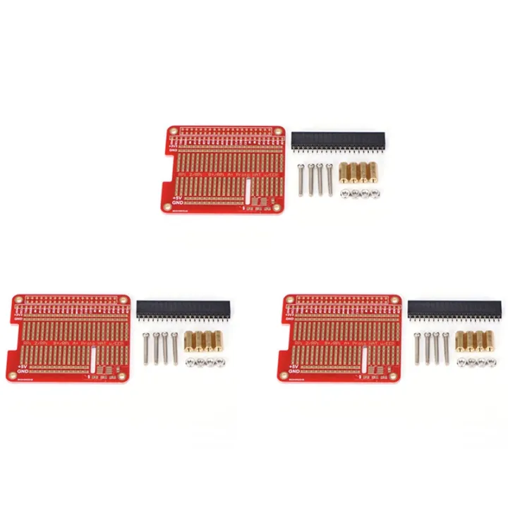 3X DIY Proto HAT Shield for Raspberry Pi 3 and Raspberry Pi 2 Model B ...