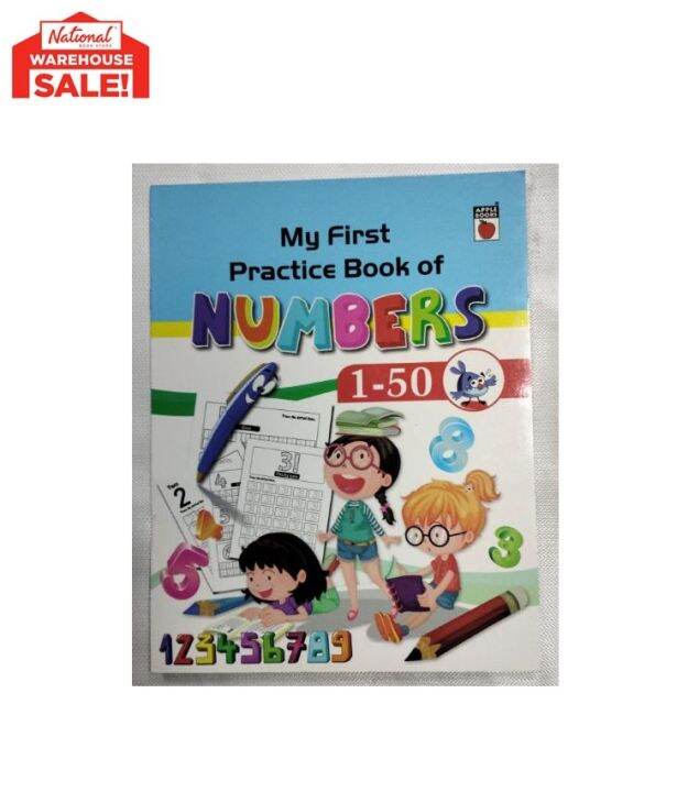 FIRST PRACTICE BOOK OF NUMBERS - 1-50 (67D) | Lazada PH