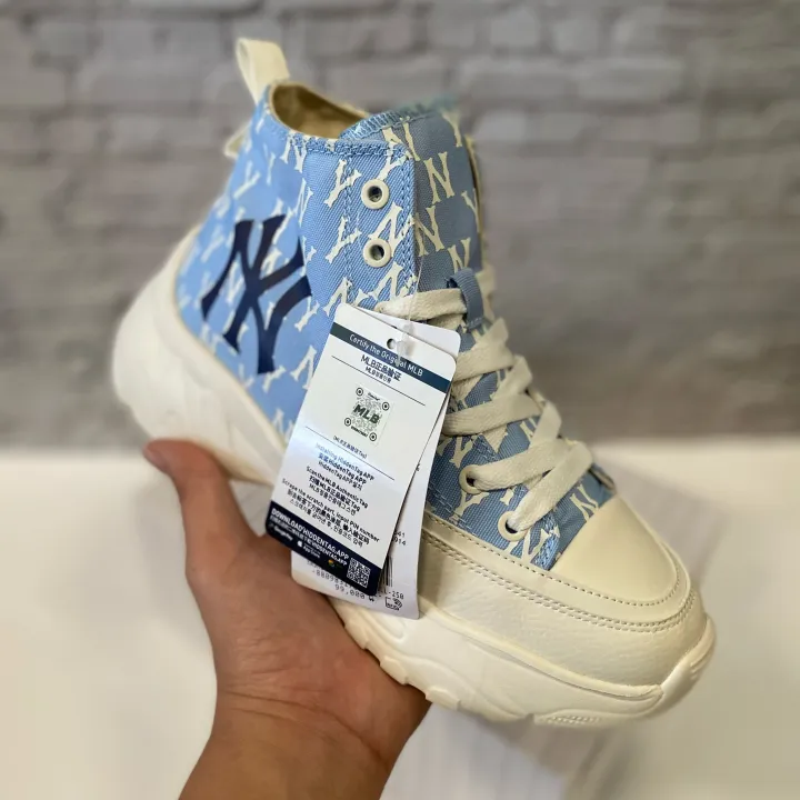 รองเท้าMLB CHUNKY HIGH MONOGRAM SNEAKER SIZE.36-40 รองเท้าเพิ่มความสูง ...