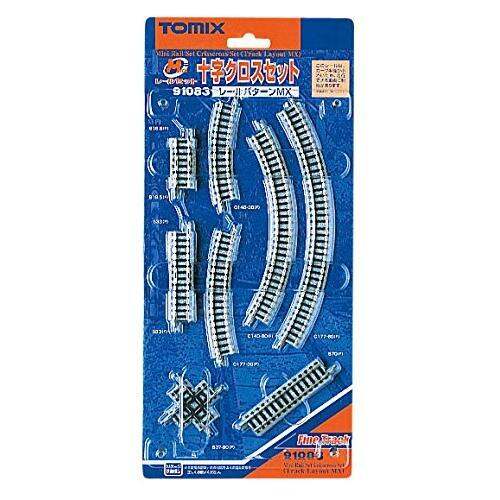 TOMIX N Gauge Mini-Rail Set Cross-Cross Set MX Pattern 91083 Model ...
