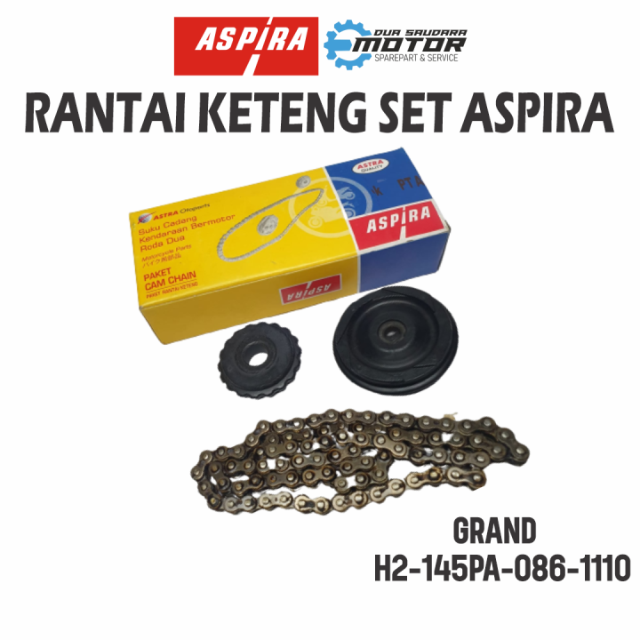 RANTAI KETENG SET GRAND 086 ASPIRA KAMPRAT SET APLIKASI MOTOR GRAND ...