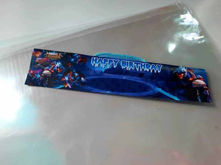 1 PACK (ISI 10pc) MOBILE LEGENDS LABEL + PLASTIK SNACK | Lazada Indonesia