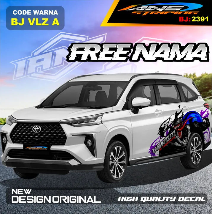 STIKER MOBIL AVANZA VELOZ / VARIASI STIKER MOBIL XENIA REBORN / STICKER ...