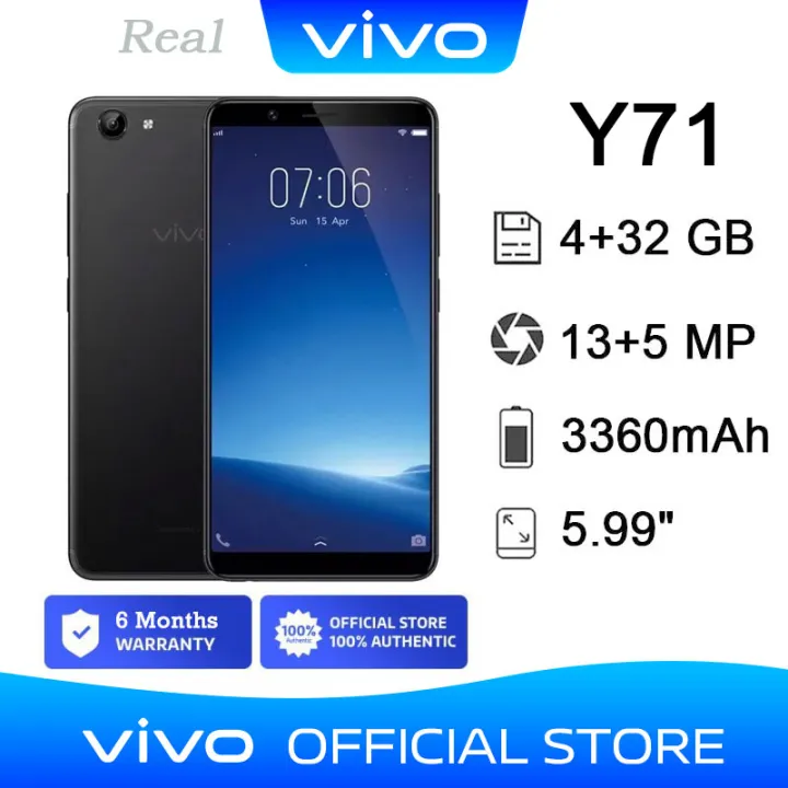 Vivo Y71 Phone Original 4G RAM + 32G ROM Legit and Brand New Smartphone 5.99” Full HD Screen ...