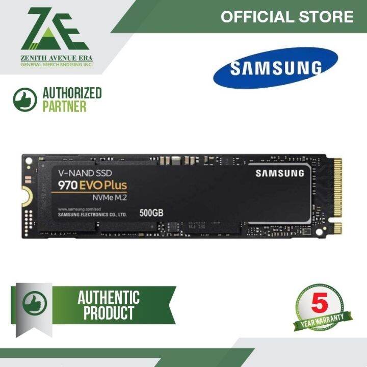 Samsung MZ-V7S500BW 970 EVO Plus NVME M.2 500GB Solid State Drive ...