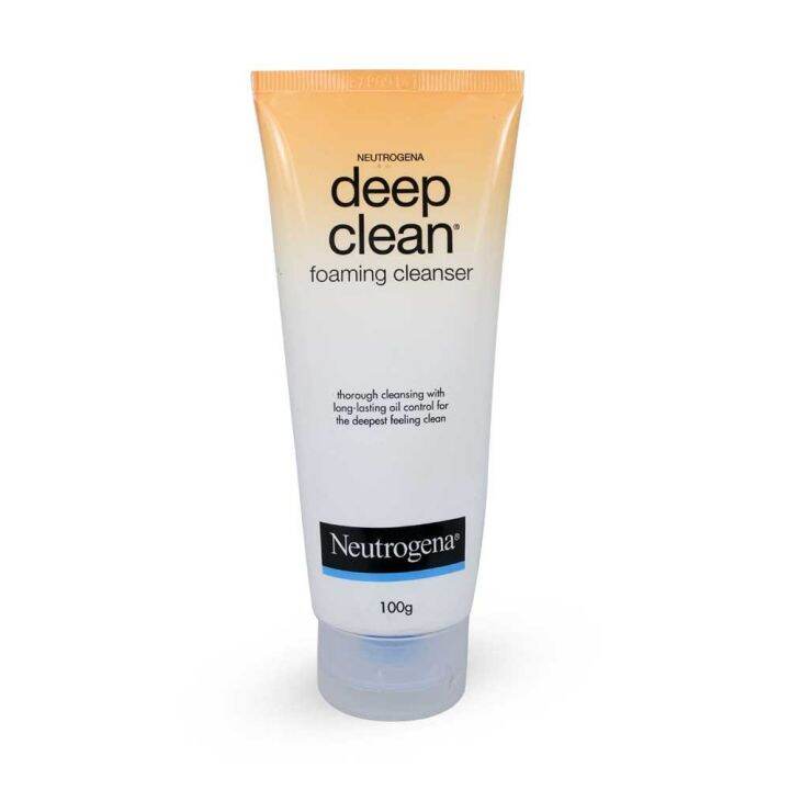 Neutrogena Deep Clean Foaming Cleanser 100g.โฟมล้างหน้าทำความสะอาดผิว ...