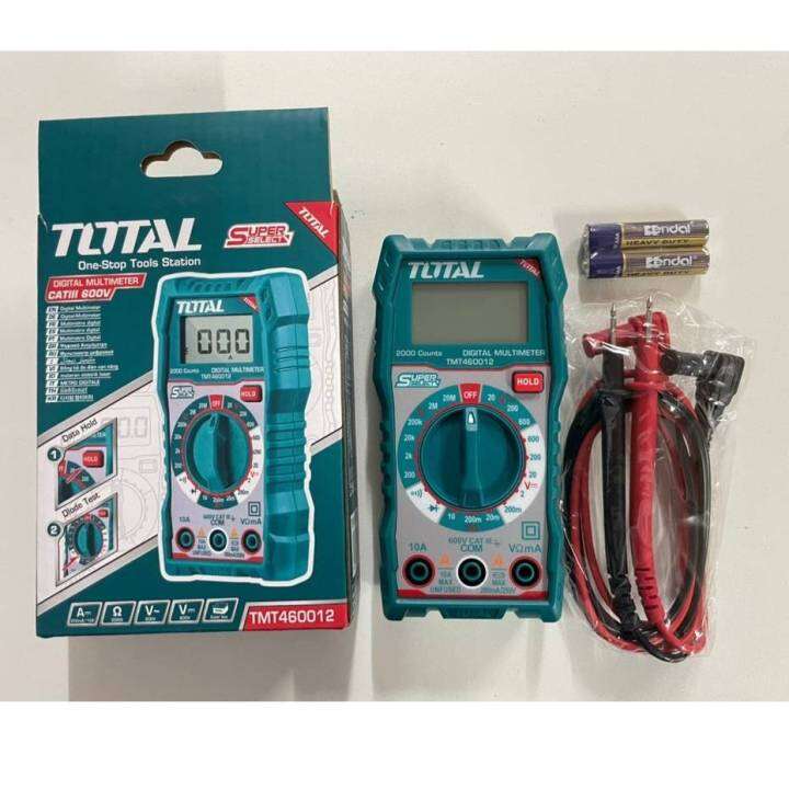 Total ดิจิตอล มัลติมิเตอร์ เครื่องวัดแรงดันไฟฟ้า เครื่องวัดกระแสไฟฟ้า ...