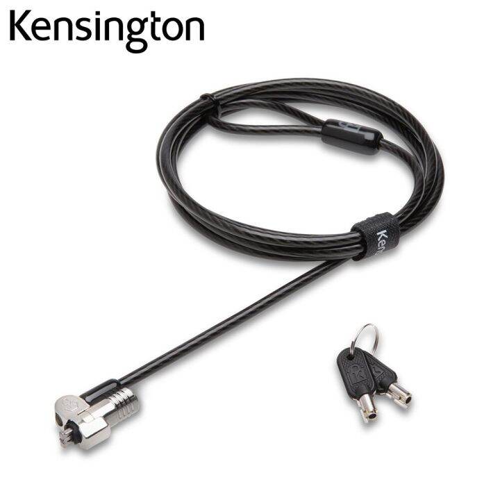 Kensington Original NanoSaver Keyed Laptop Lock with 1.8m Carbon Steel ...