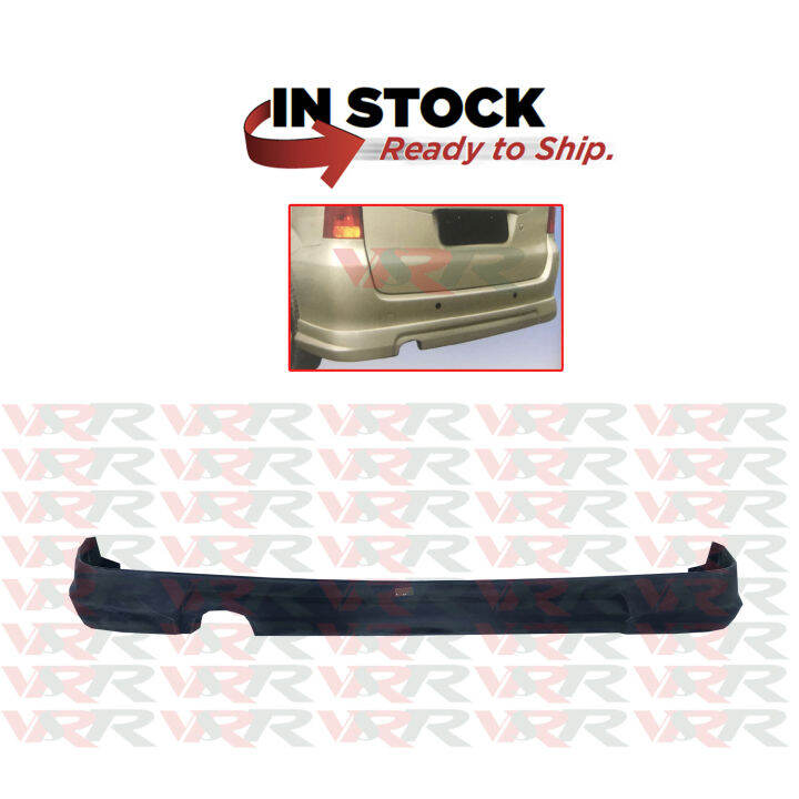 Toyota Avanza First Generation (2004) OEM Sport Style Rear Back Skirt ...