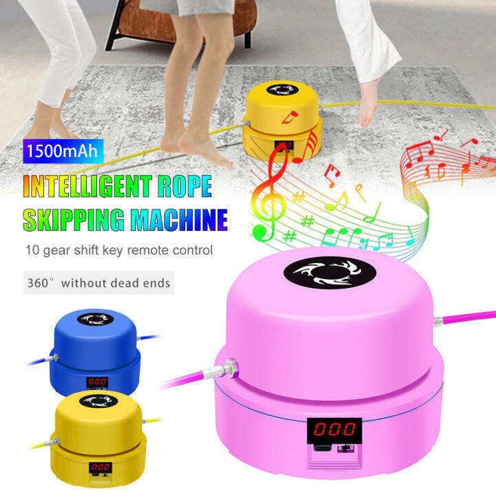 Smart Electric Rope Skipping Machine Remote Control Adjustable ...