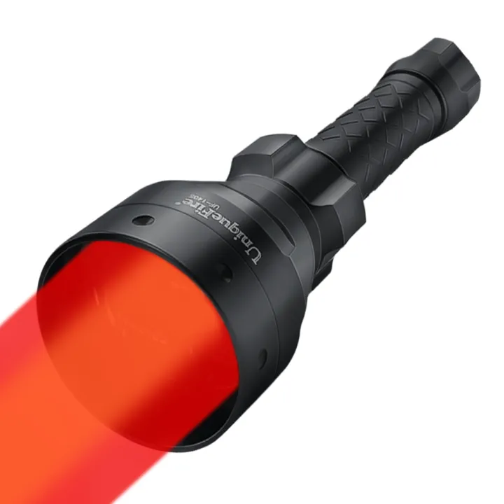 UniqueFire 1405 LED Flashlight Super Bright Red Beam Light Zoomable 3 ...