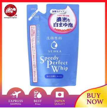 Isi ulang Perfect Whip cepat Senka pelembap sentuh (pembersih wajah untuk kering hingga Kulit ...